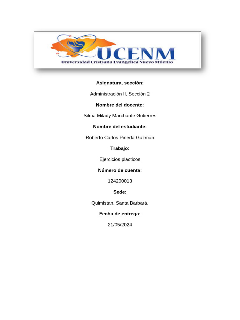 Ejercicios Prácticos | PDF