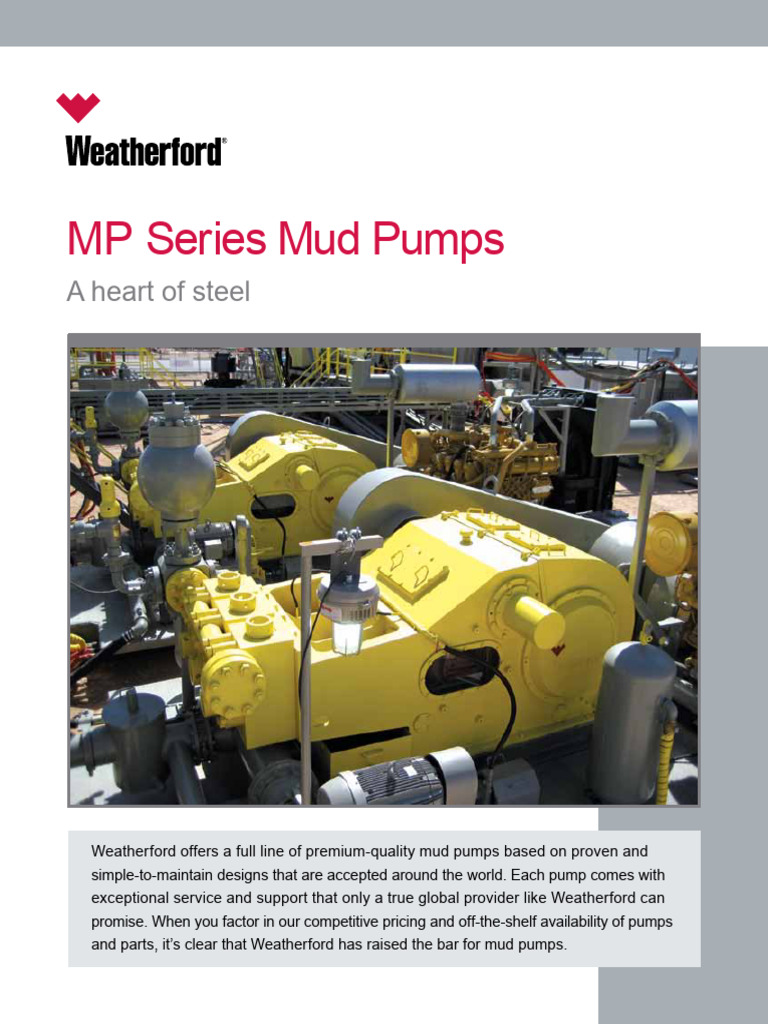 Weatherford MP Series Mud Pumps Brochure | PDF