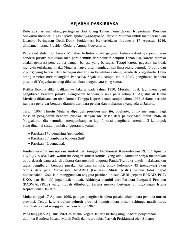 Sejara Paskibraka | PDF