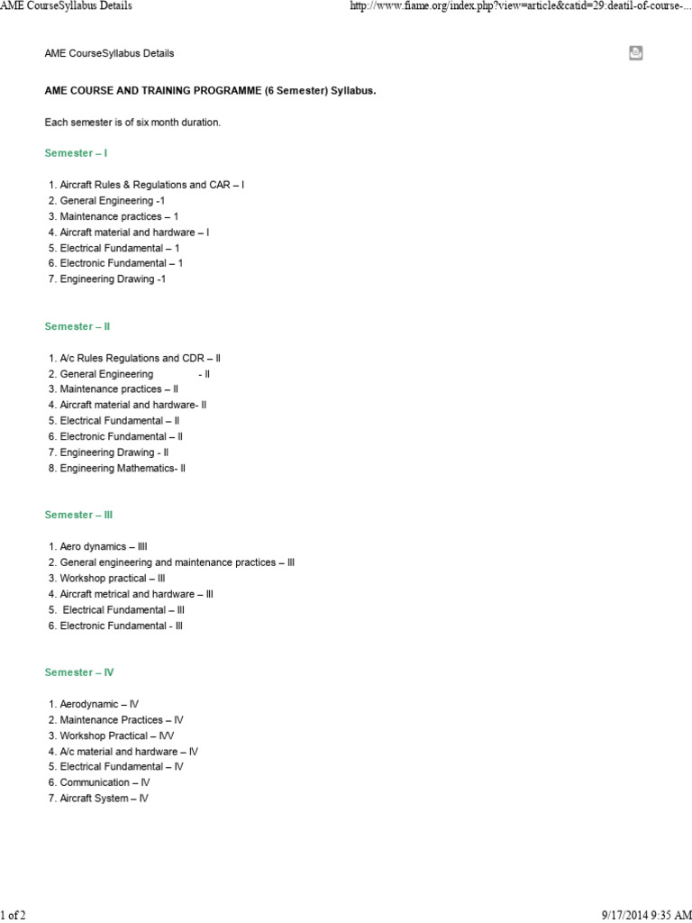 AME CourseSyllabus Details | PDF | Engineering | Computers