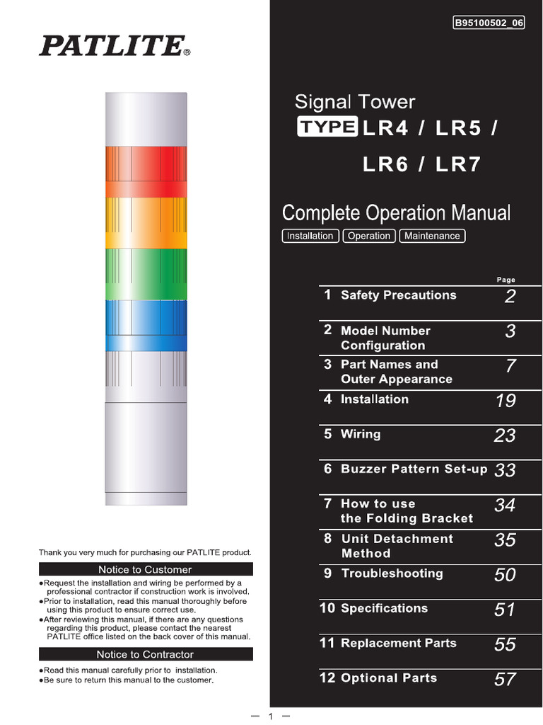 LR4 Series - Complete Operation Manual (En) | PDF