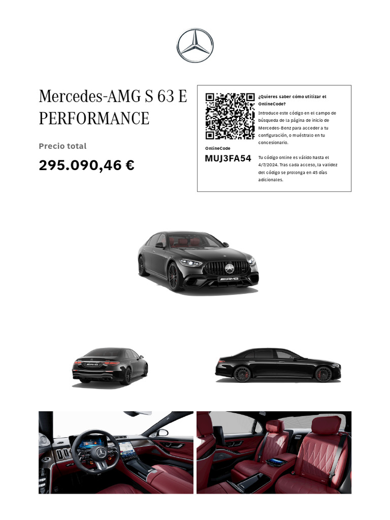 Mercedes-Amg s63 e Performance | PDF