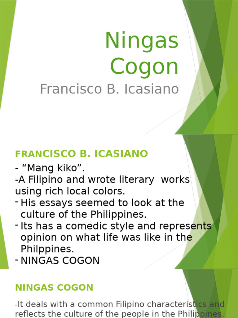 Understanding Ningas Cogon Meaning | PDF