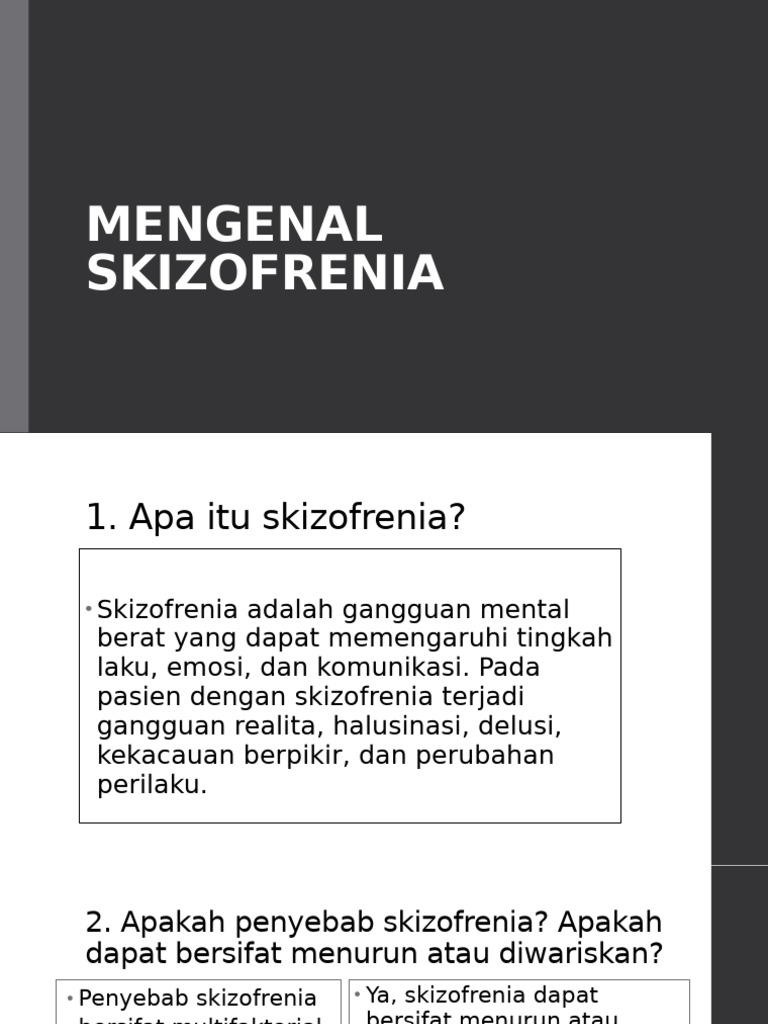 Mengenal Skizofrenia | PDF