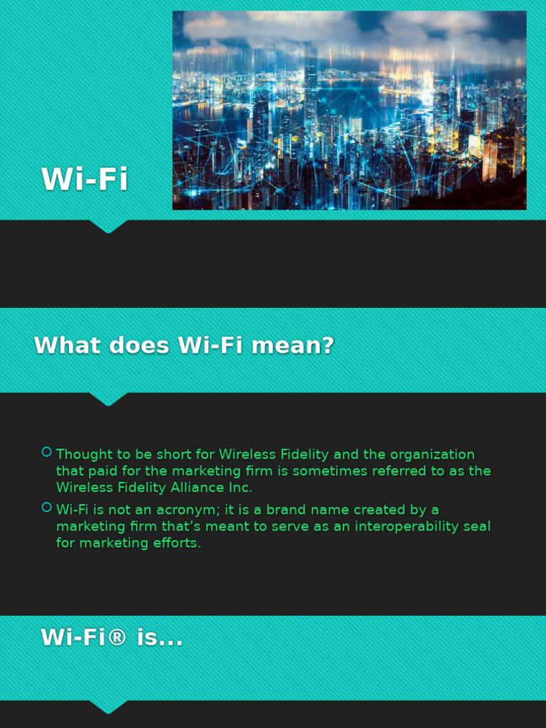 Wi Fi | PDF