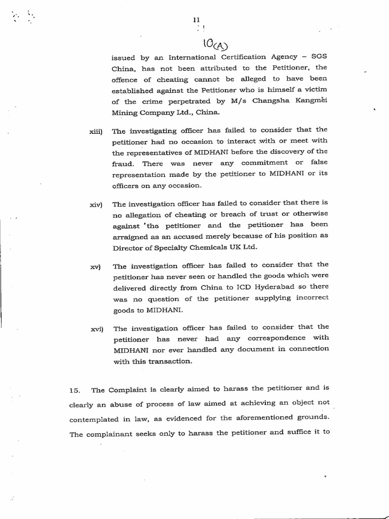 Quashing-Petition Only | PDF | Crimes | Crime & Violence