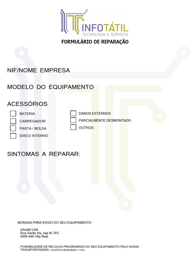 Formul - Rio de Repara - o | PDF
