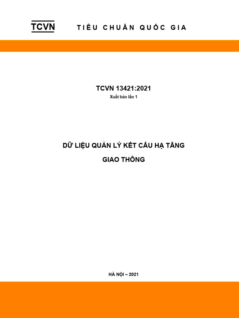 TCVN 13421 - DU LIEU KCHT GT - F | PDF