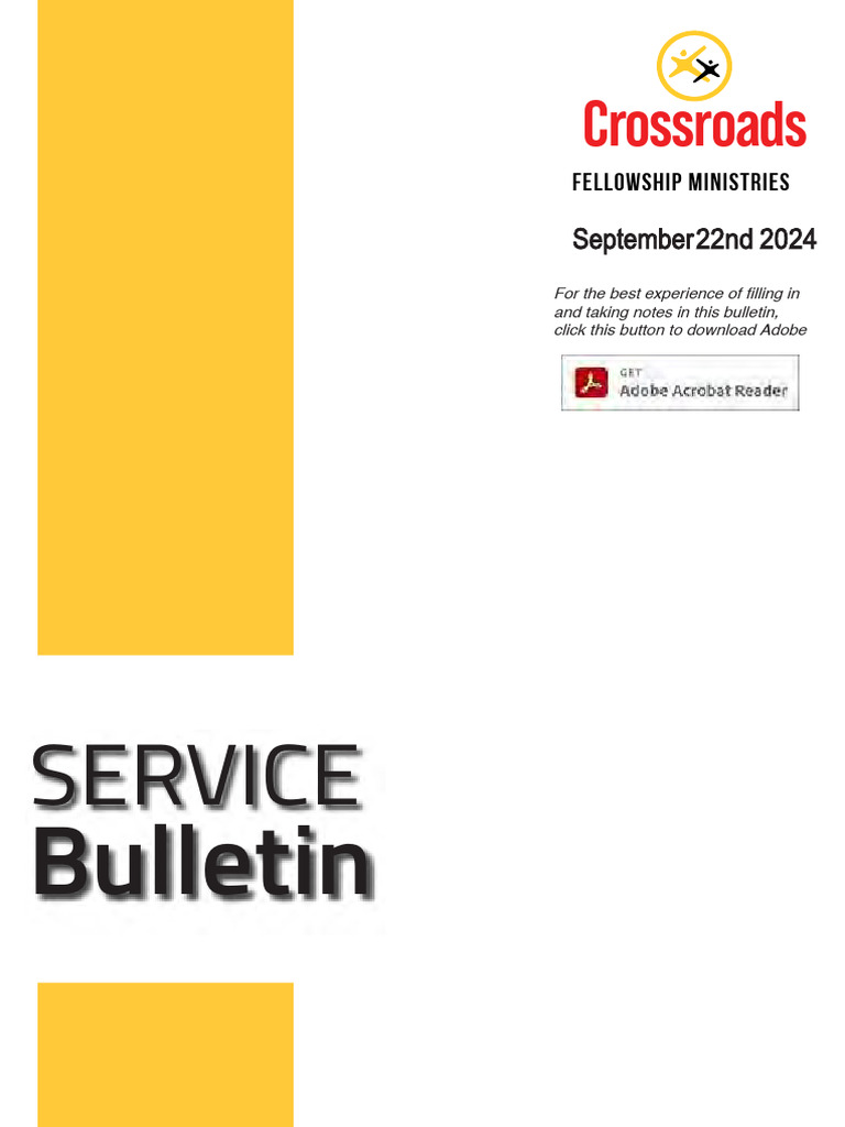 Sunday Bulletin | PDF