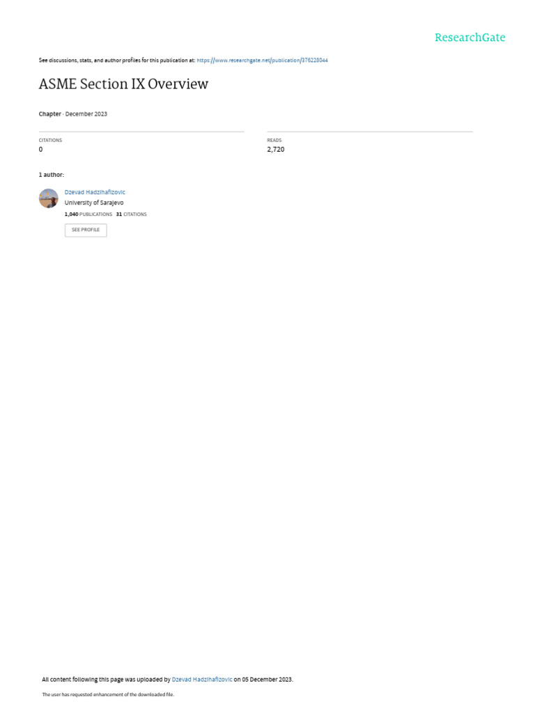 Asme Sec Ix 2017 | PDF