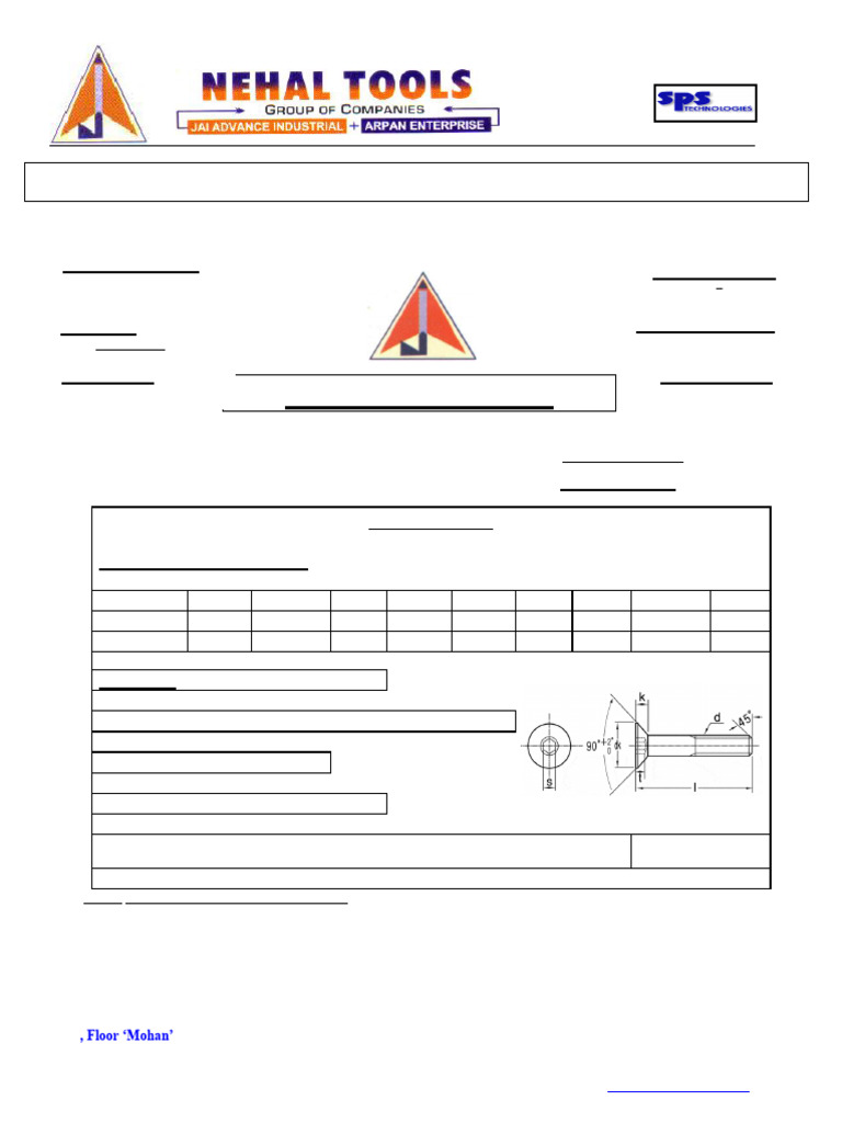 ALLEN CSK M6 x16 | PDF
