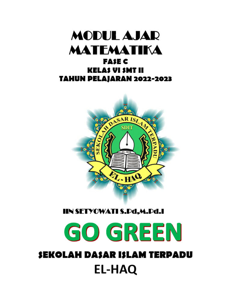 Modul Ajar Matematika: El-Haq | PDF