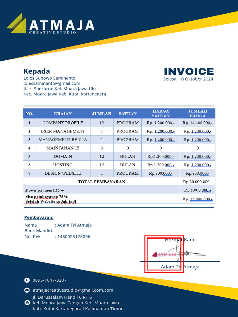 Invoice Lss Website | PDF