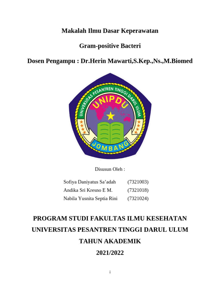 Makalah IDK GRAM POSITIVE BACTERI 4 | PDF