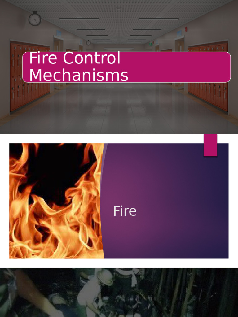 FIre Control Mechanisms-Fire Ext. | PDF