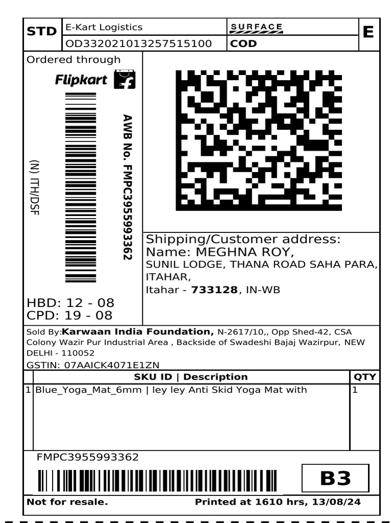 Flipkart Labels 13 Aug 2024 04 10 | PDF