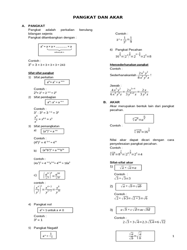 Pangkat Kelas 9 | PDF