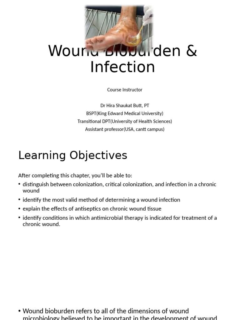 Wound Bioburden | PDF