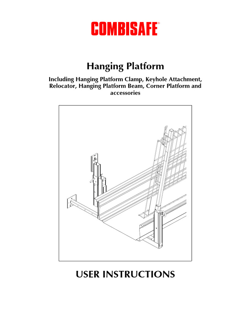 Combisafe Manual | PDF | Scaffolding | Galvanization