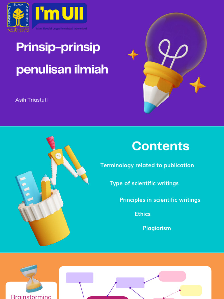 Prinsip Penulisan Ilmiah | PDF