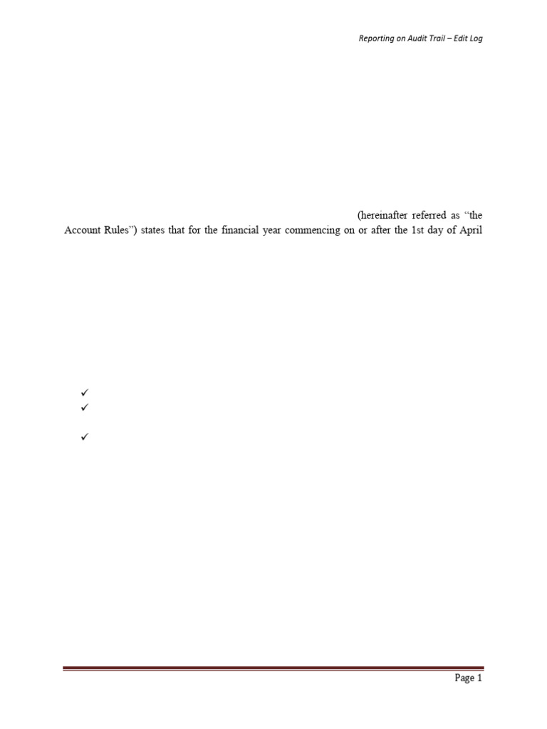 Audit_Trail_Checklist | PDF