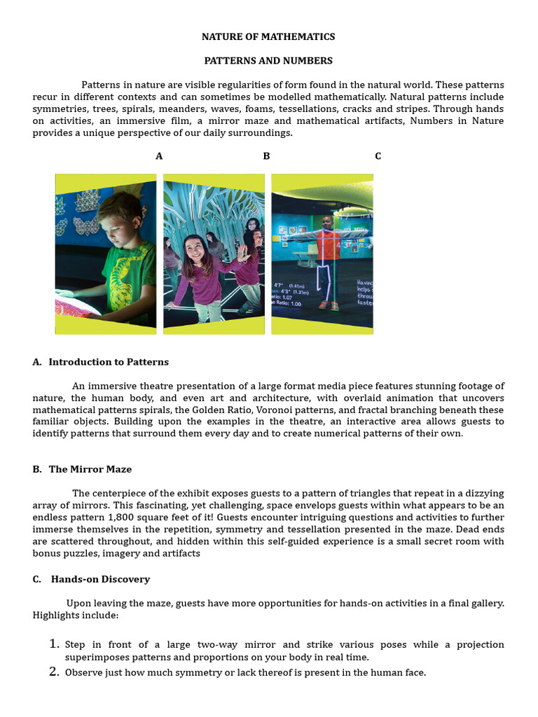 Module 1 - NATURE OF MATHEMATICS | PDF