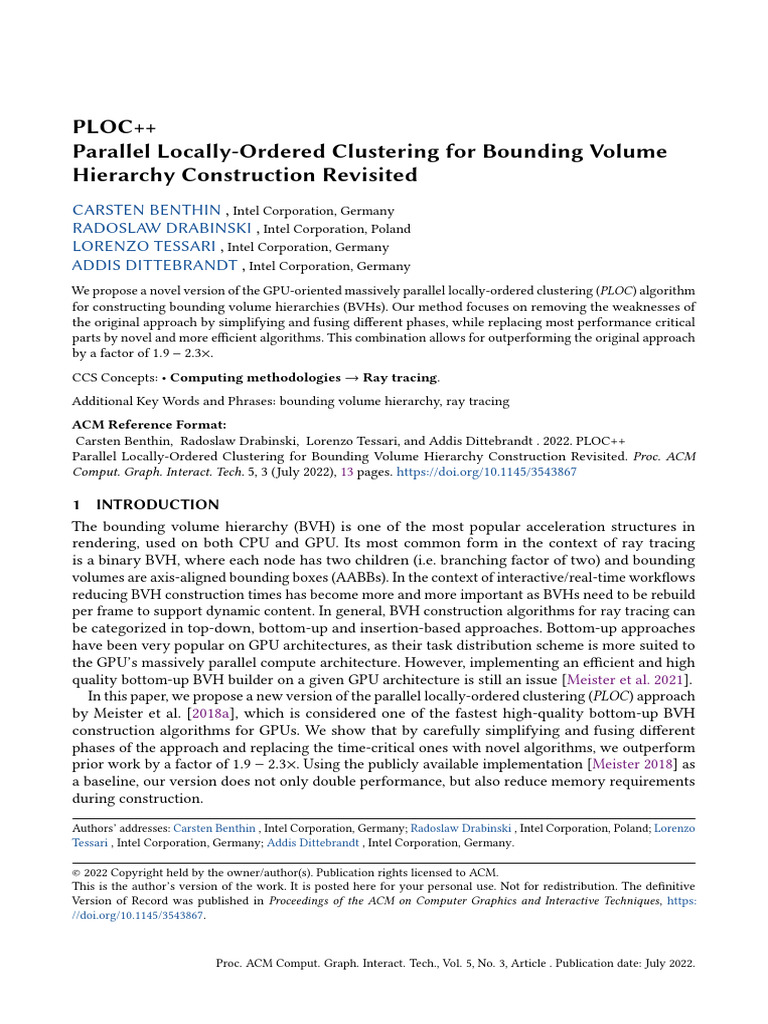 Ploc For Bounding Volume | PDF | Cluster Analysis | Teaching Methods & Materials
