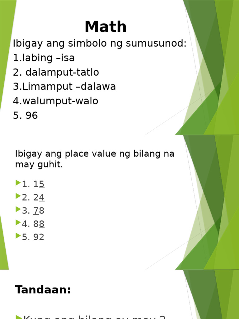 Math Ppt..Day1 Wk7 Q1 | PDF