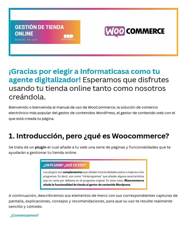 Manual Woocommerce | PDF