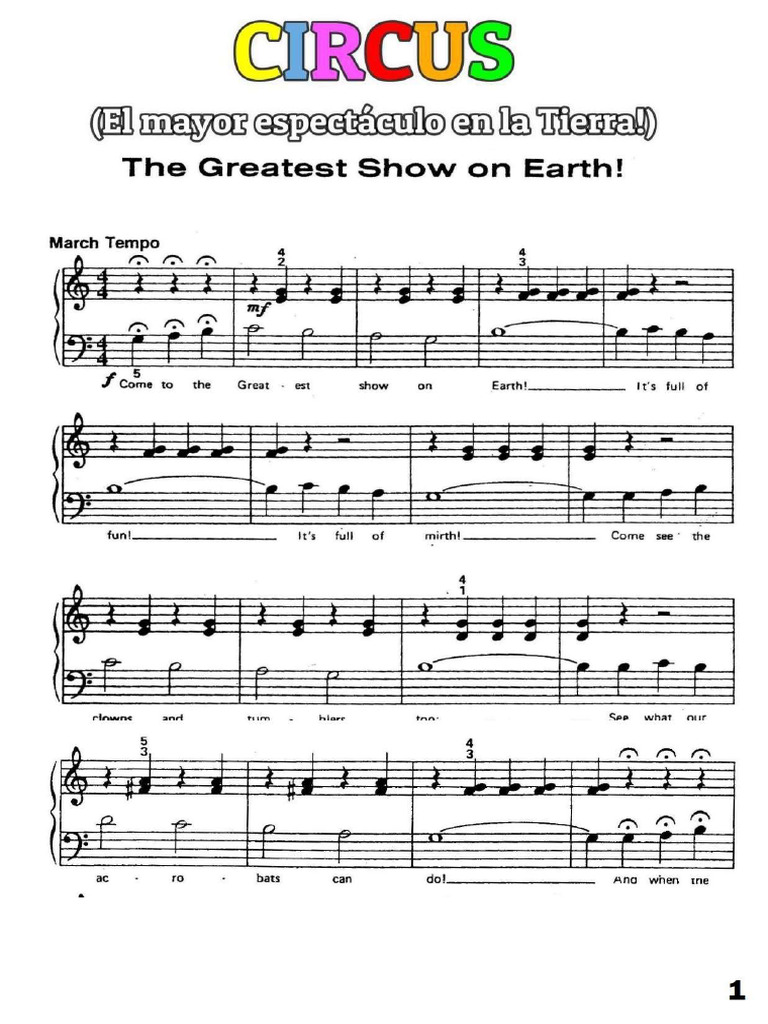 CIRCUS - partitura | PDF