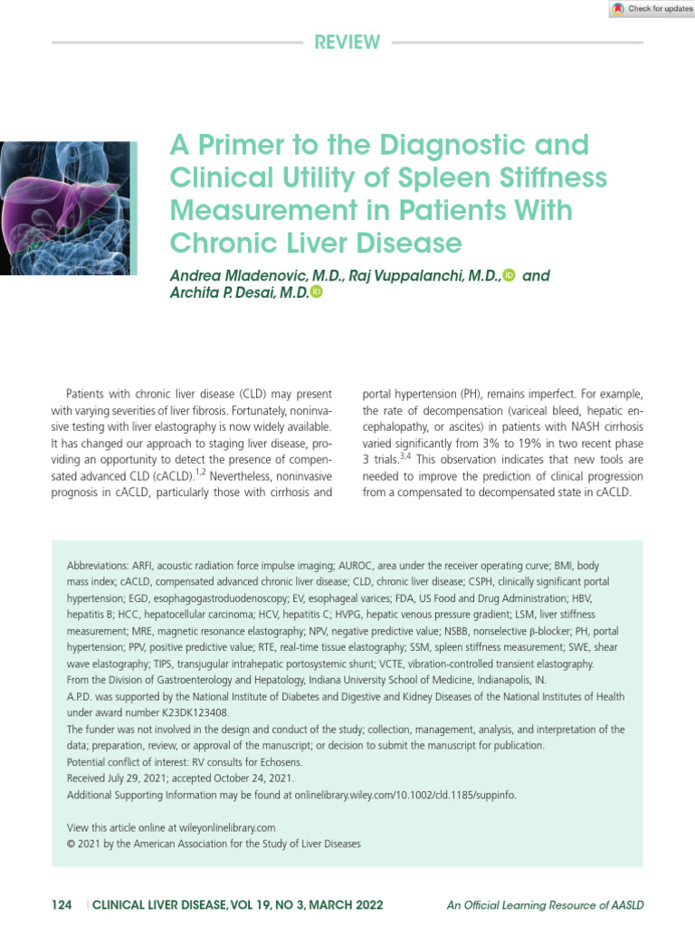 Clinical Liver Disease - 2022 - Mladenovic - A Primer to the Diagnostic and Clinical Utility of ...
