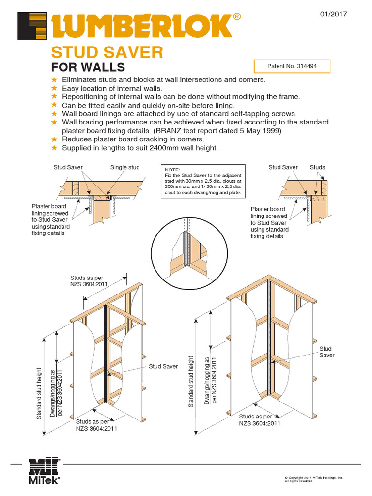 Stud Saver | PDF