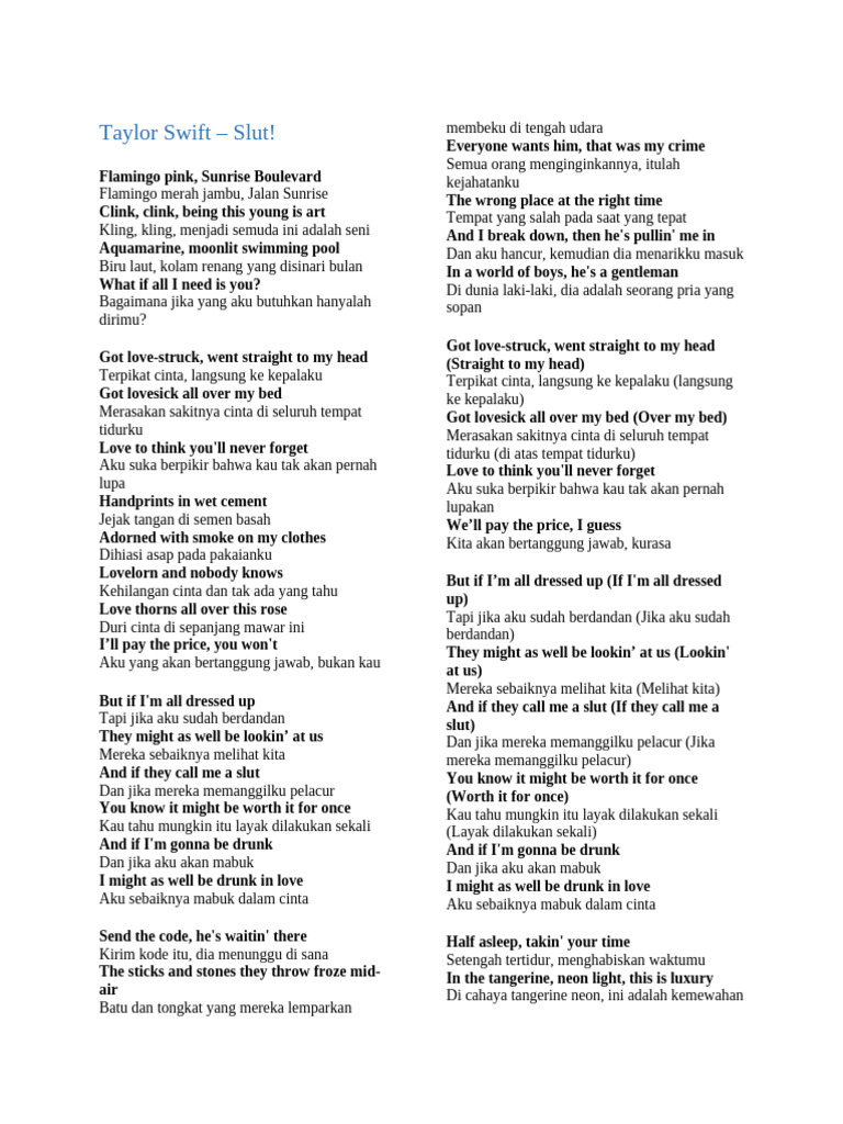 Lyric of Songs | PDF