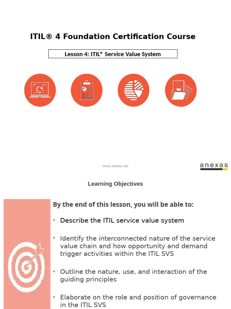 Lesson 4 - ITIL Service Value System | PDF