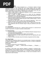 Summated Scales | PDF | Likert Scale | Attitude (Psychology)