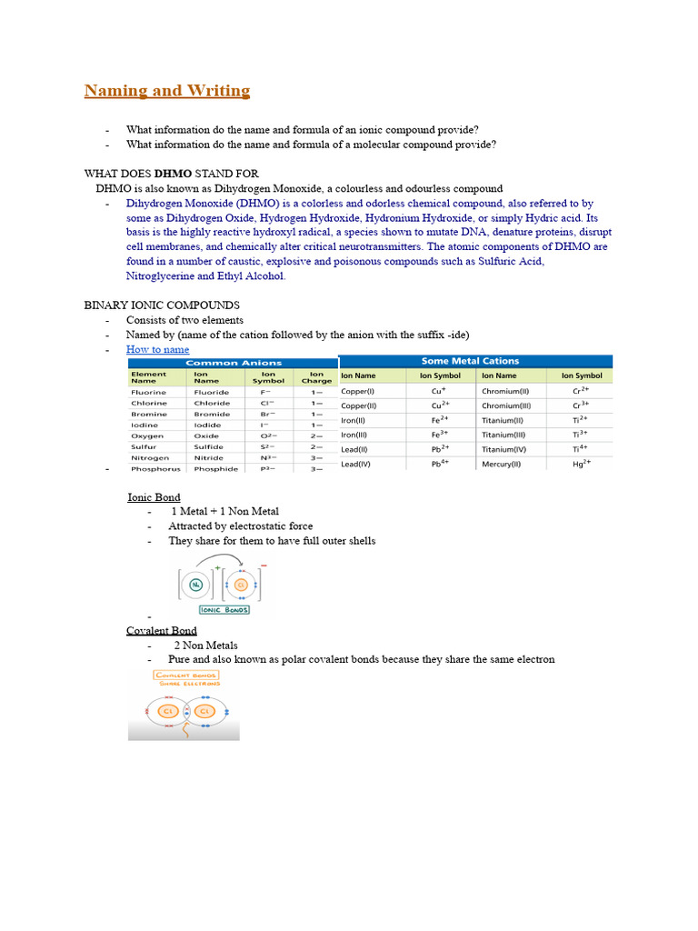 Adv Chem 1st Quarter | PDF