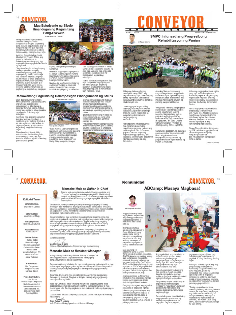 Conveyor Volume 1 Issue 1 | PDF