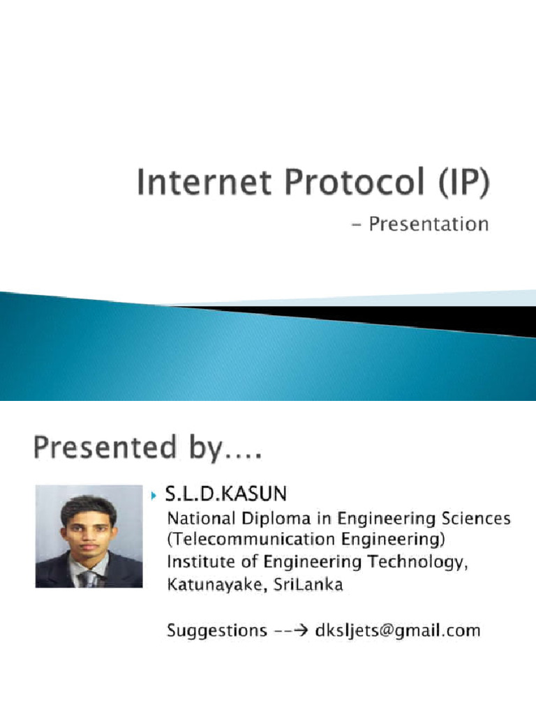 internet-protocol-ip-ppt-35078065 | PDF
