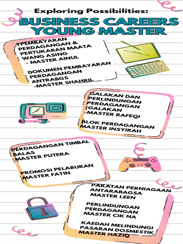 STEM Careers Infographic in Purple Blue Pink HandDrawn Style | PDF