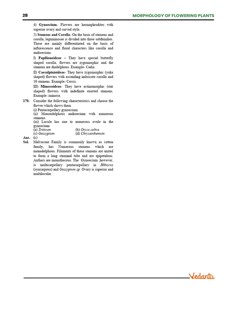 Vedantu NEET Module V-2 Sol (@NEETJEEpulse - Backup) | PDF