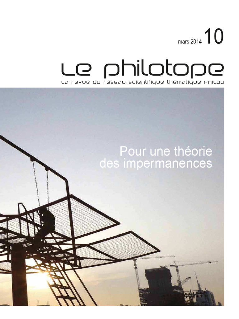 Mars 2014 10 Pour Une Theorie Des Imperm | PDF