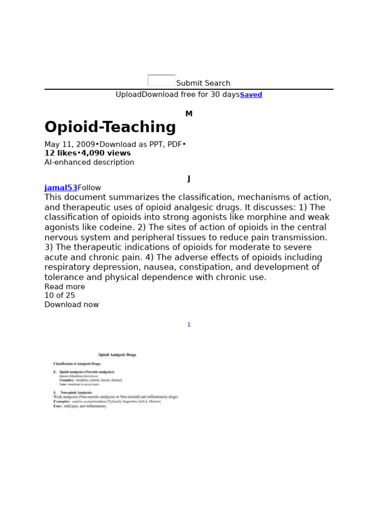 Opiods 2 | PDF