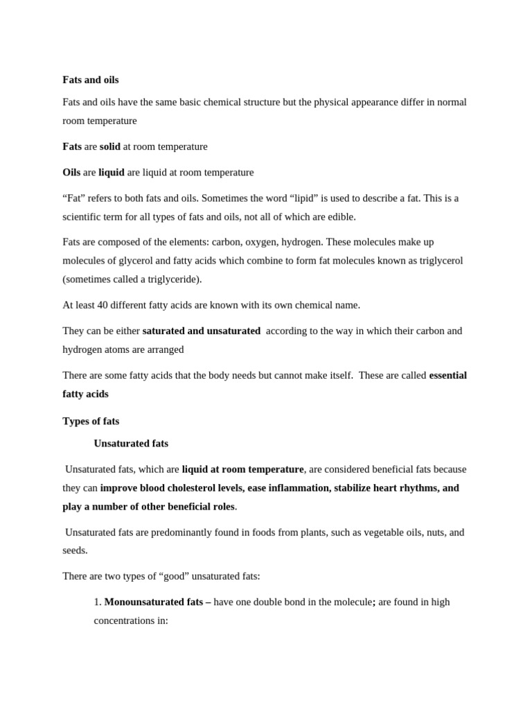 Understanding Fats, Oils, and Vitamins | PDF | Fat | Wellness