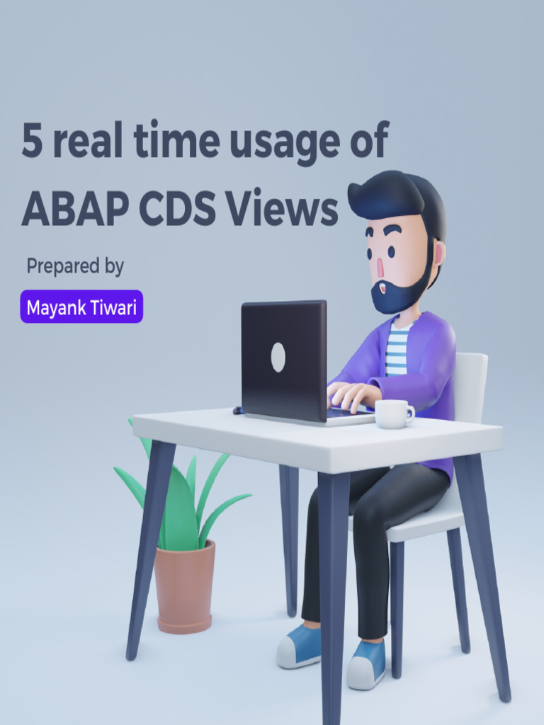 ABAP CDS View Real Time Scenarios 1689145383 | PDF