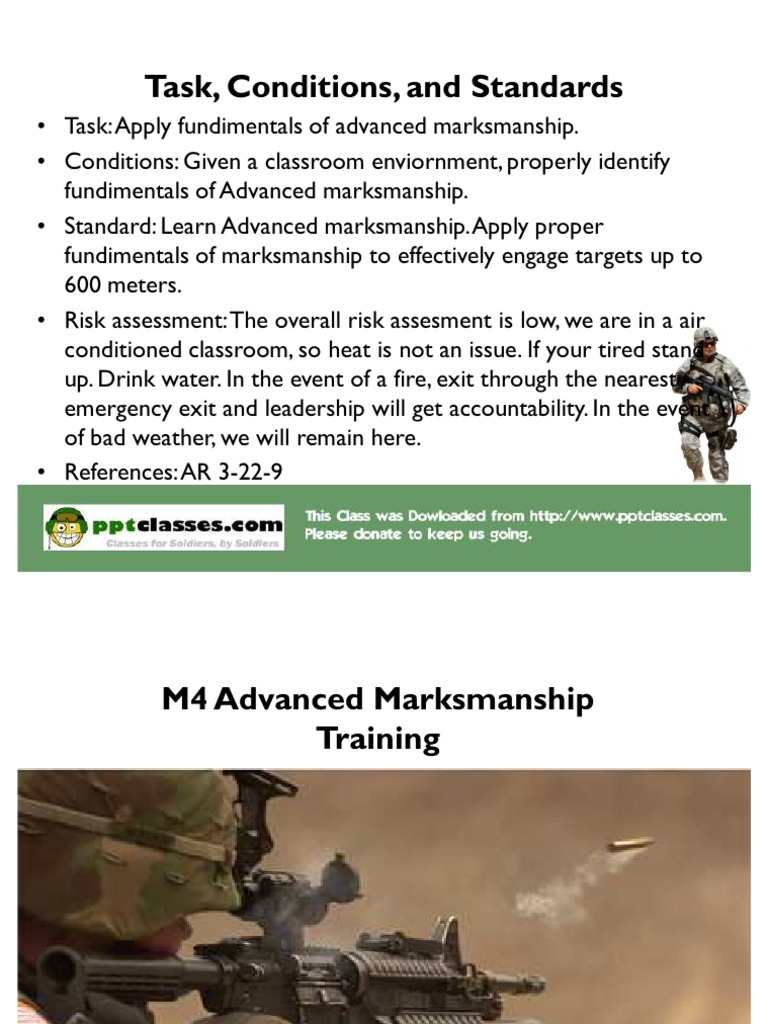 Advanced Marksmanship | PDF | Rifle | Cartridge (Firearms)
