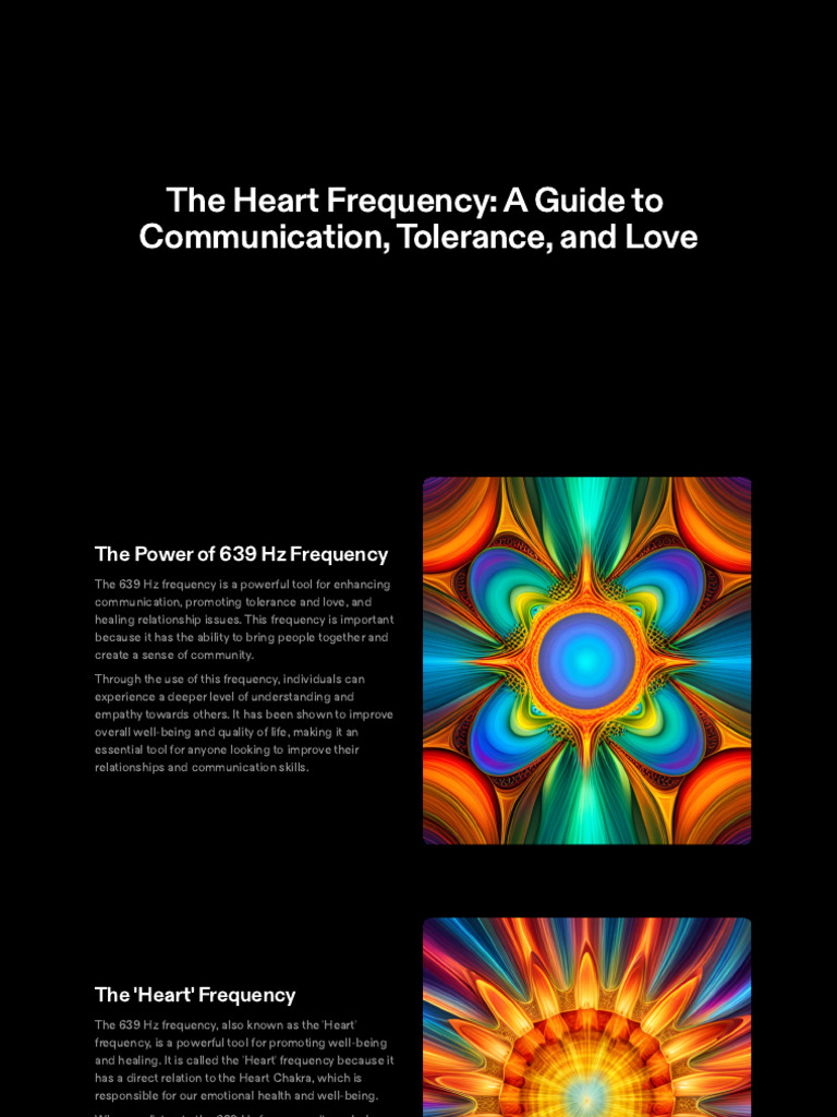 The+Heart+Frequency+ (639+Hz) +a+Guide+to+Communication, Tolerance,+and ...