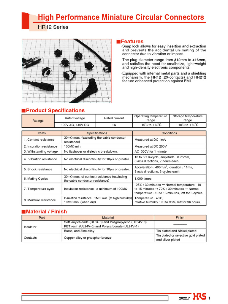 HR12 Catalog en HR12 CAT | PDF