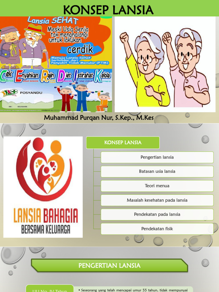 Pertemuan 1 - Konsep Lansia 1 | PDF