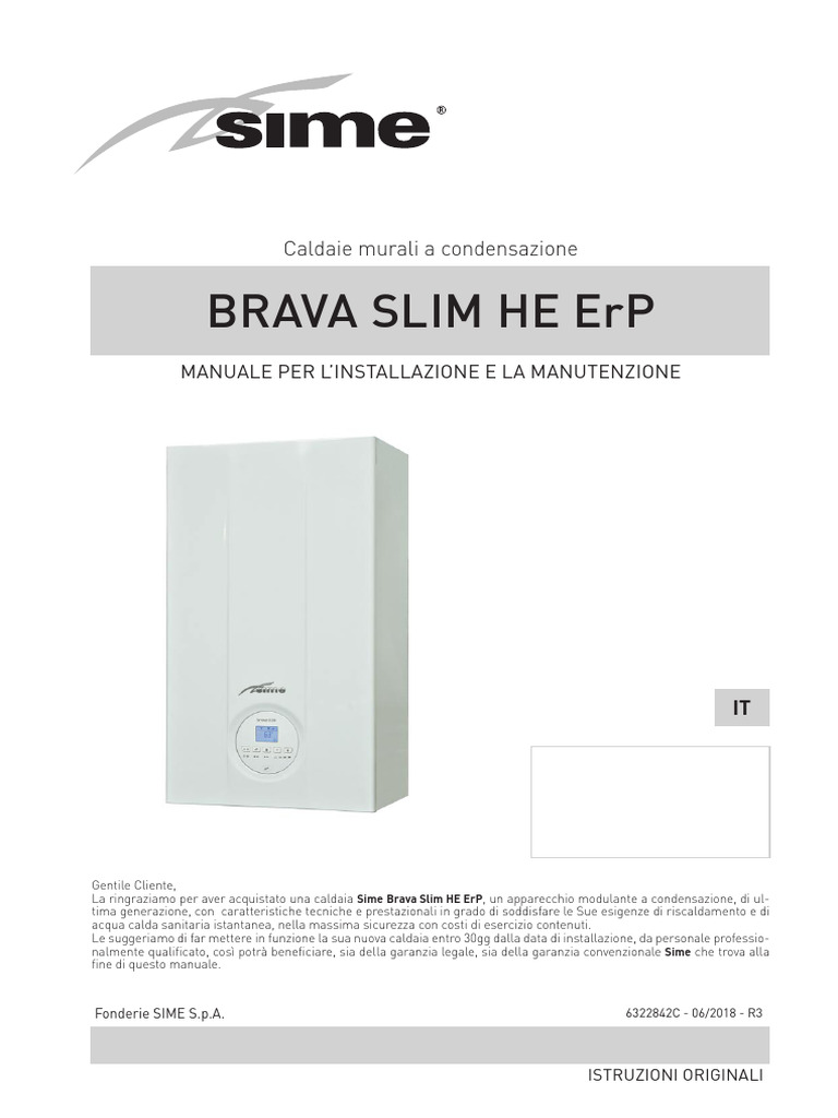 Sime Brava Slim He Erp Inst (It) | PDF