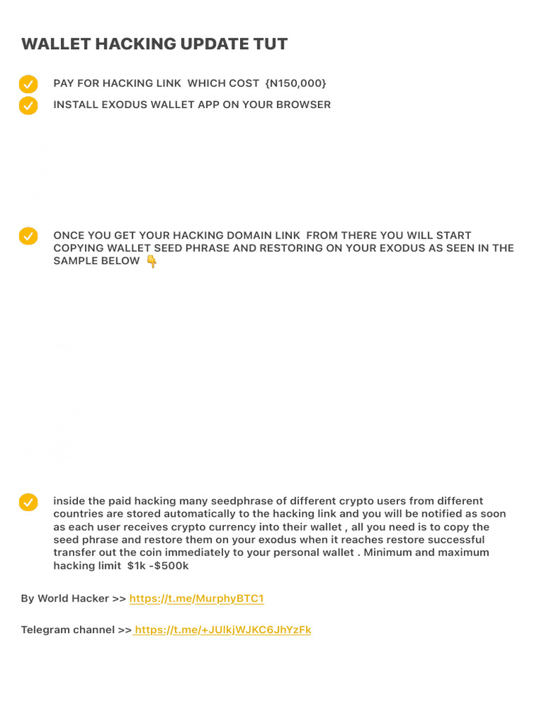 Wallet Hacking Update Tutorial | PDF